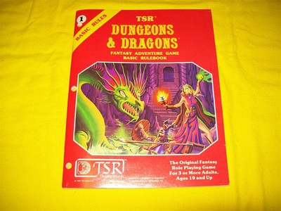 BASIC RULES RED BOOK DUNGEONS & DRAGONS AD&D TSR - 1 HIGH GRADE | eBay