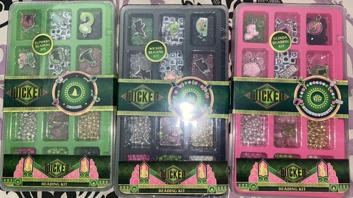 Target Bullseye Wicked Elphaba Glinda DIY Beading Kit 3 Sets Bracelet ...