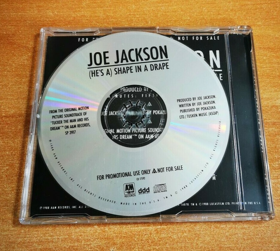 JOE JACKSON (He's a) Shape in a drape ULTRA RARE USA PROMO CD SINGLE ...
