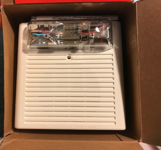 Cooper Wheelock 123162 Ceiling White Audible Strobe As-24mcc-fw for ...