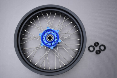 Blue Supermoto Spoked Rim / Front Wheel YAMAHA YZ 250 YZ250 1999-2024 3 ...