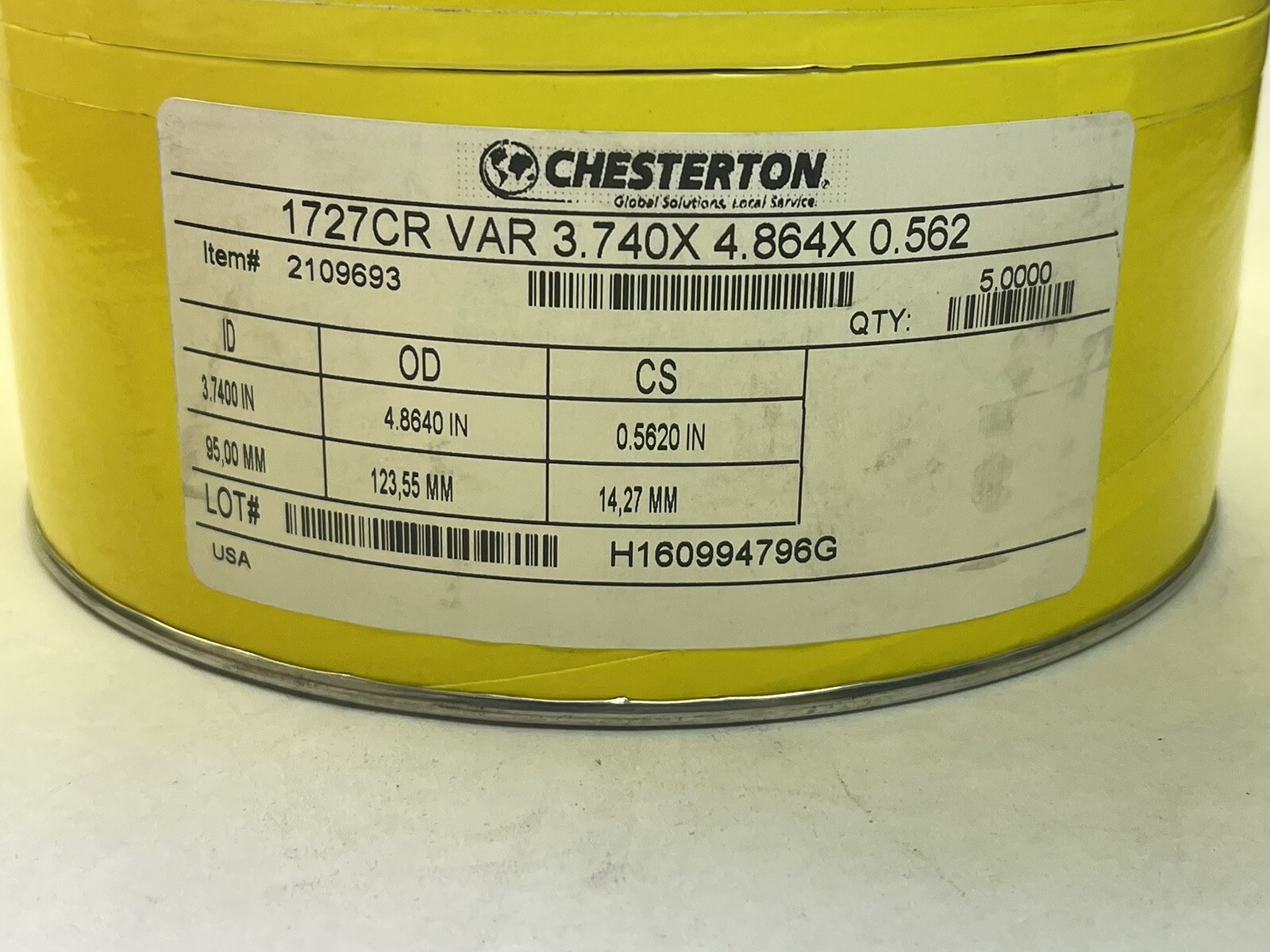 Chesterton 1727CR VAR Packing Assembly 3.740 x 4.864 x 0.562 Set Of 5 ...
