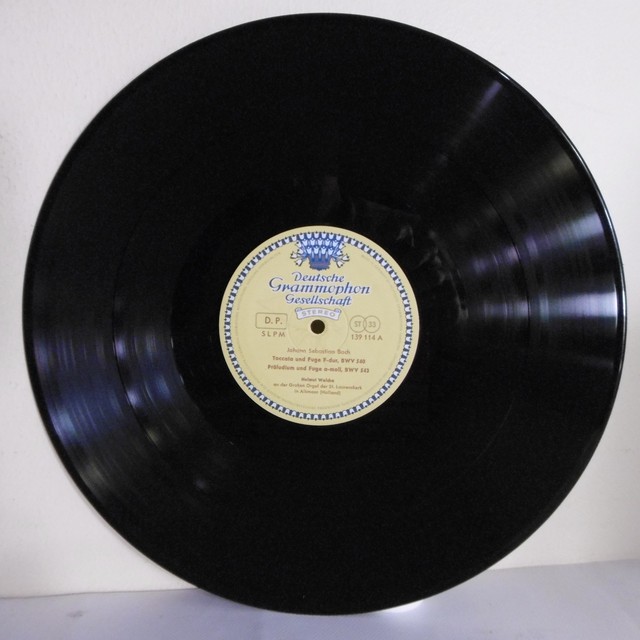 33 RPM Bach Charity Organ Disk LP 12 " Karl Richter - Deutsche ...