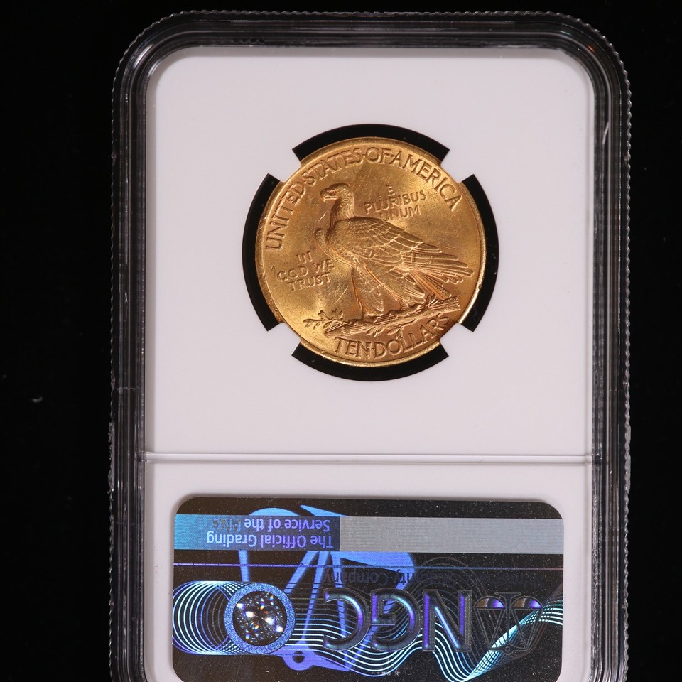 1926 INDIAN HEAD GOLD $10 EAGLE NGC CERTIFIED BU UNCIRCULATED MS 62 NO ...