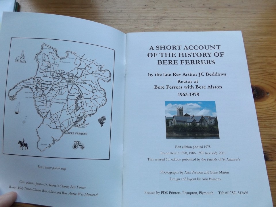 A History of Bere Ferrers Parish by Rev Arthur JC Beddows - Devon book ...