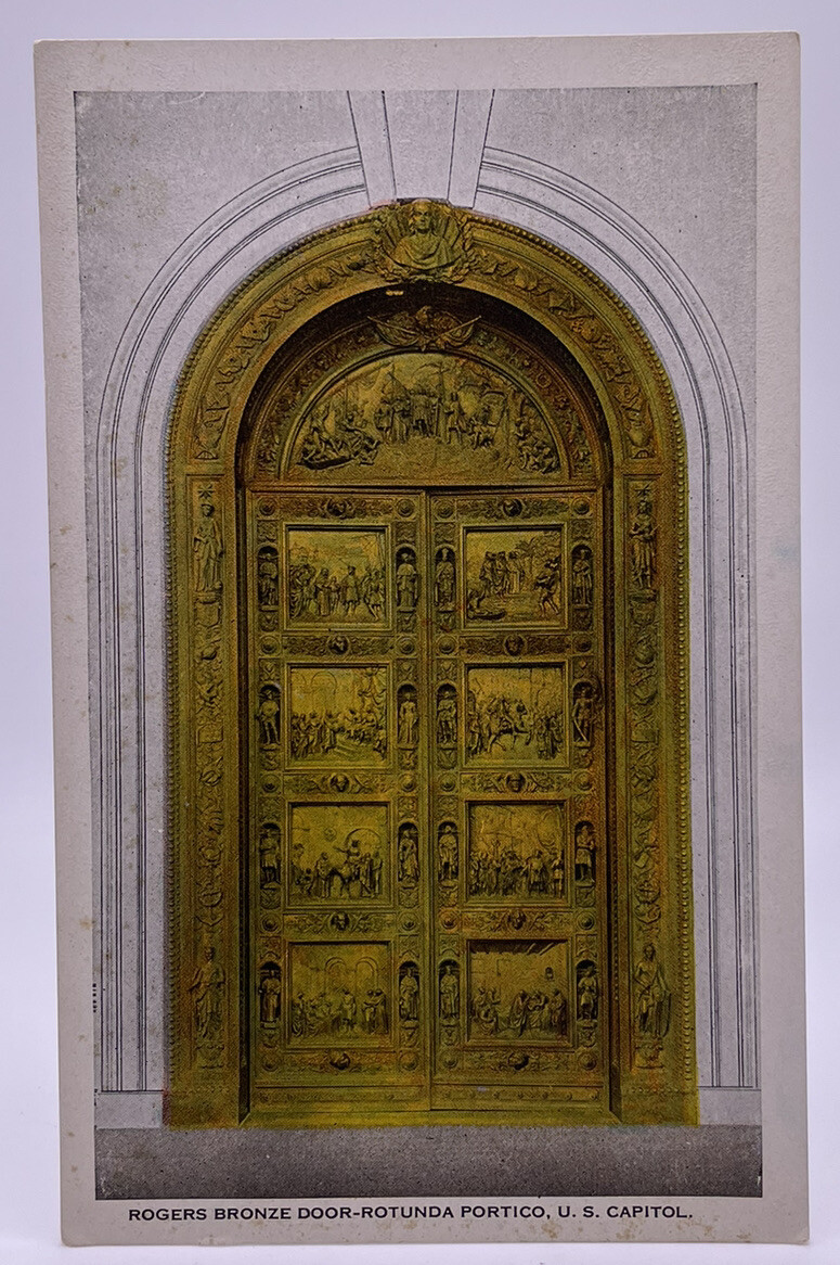 Rogers Bronze Door - Rotunda Portico, US Capitol, Vintage Washington DC ...