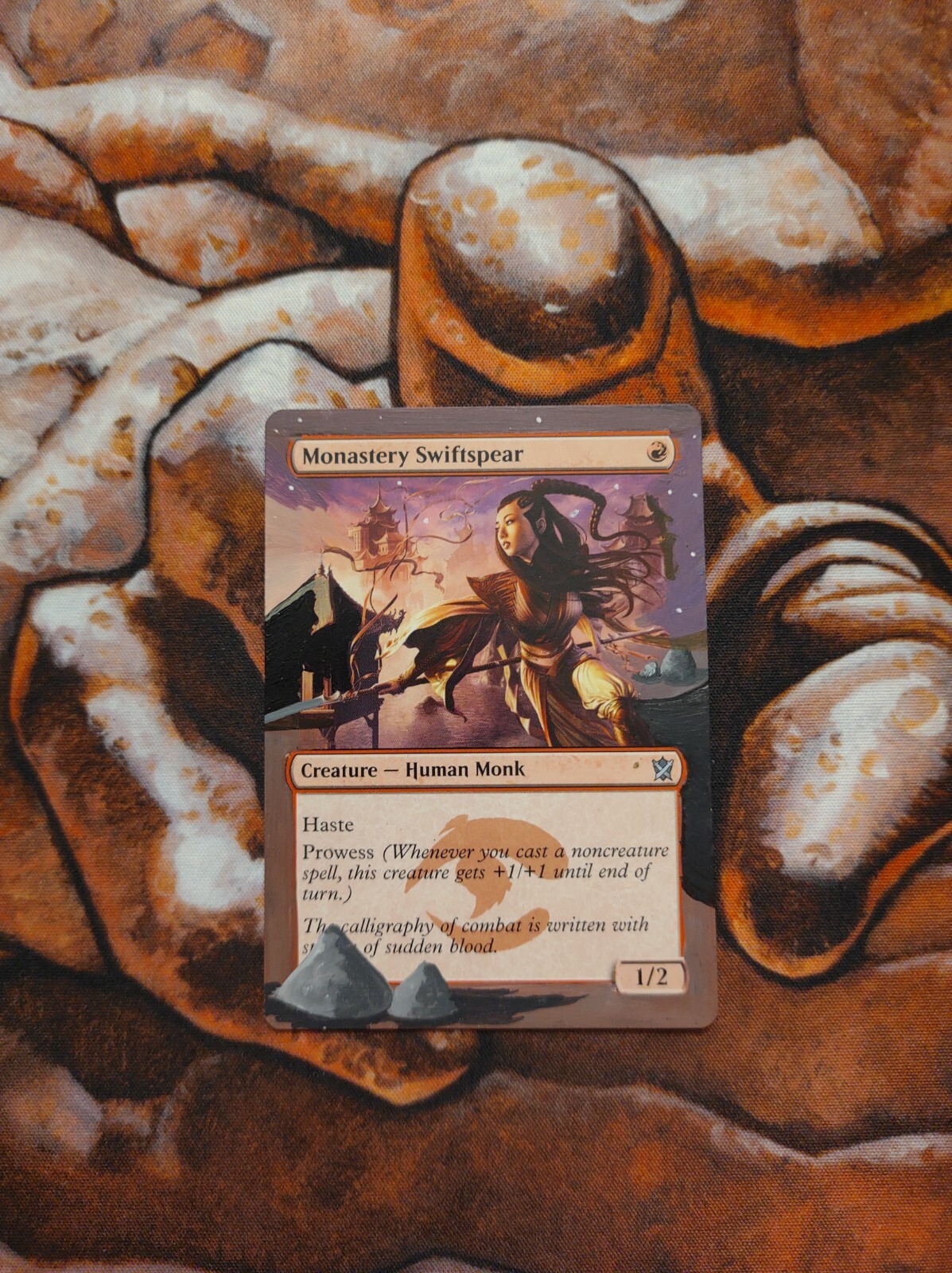 Magic the Gathering Monastery Swiftspear #4 Hand Painted Unique Custom ...