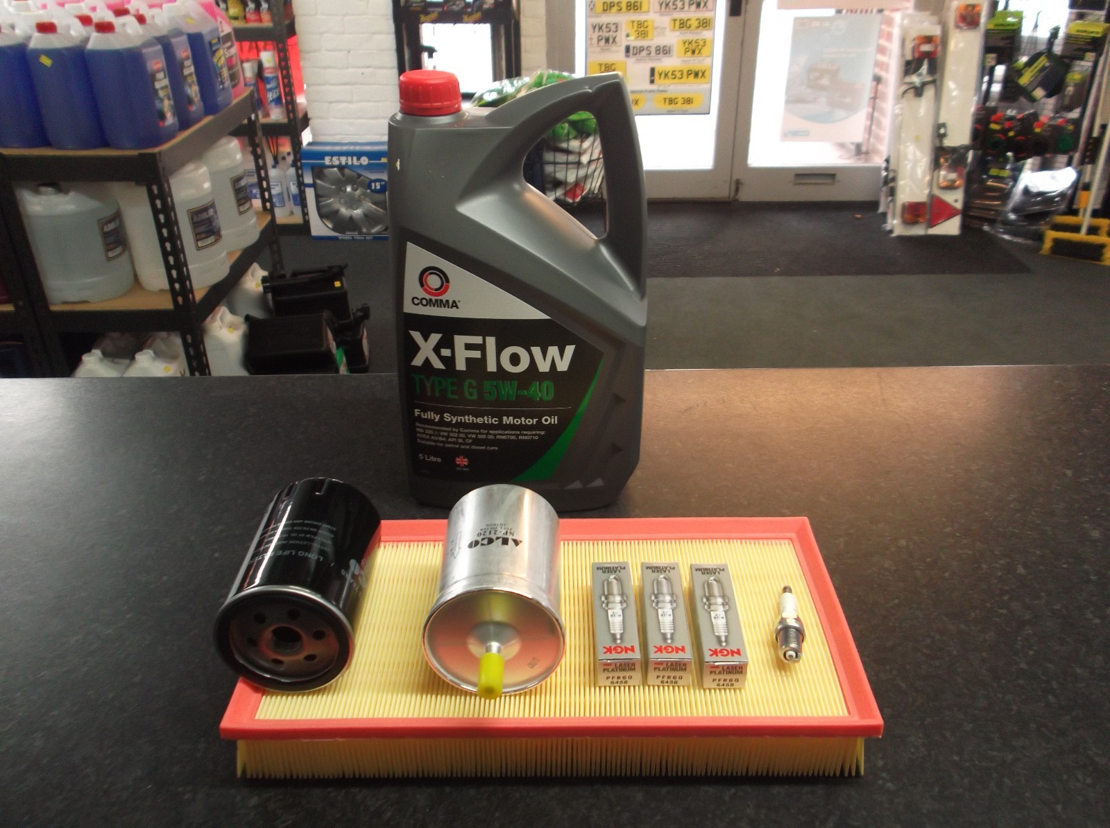 VW GOLF MK4 1.8T 20V GTI SERVICE KIT OIL FUEL AIR FILTERS SPARK PLUGS ...