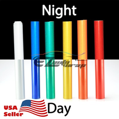 *Reflective Vinyl Car DIY Wrap Sticker Decal Graphic Sign Self Adhesive ...