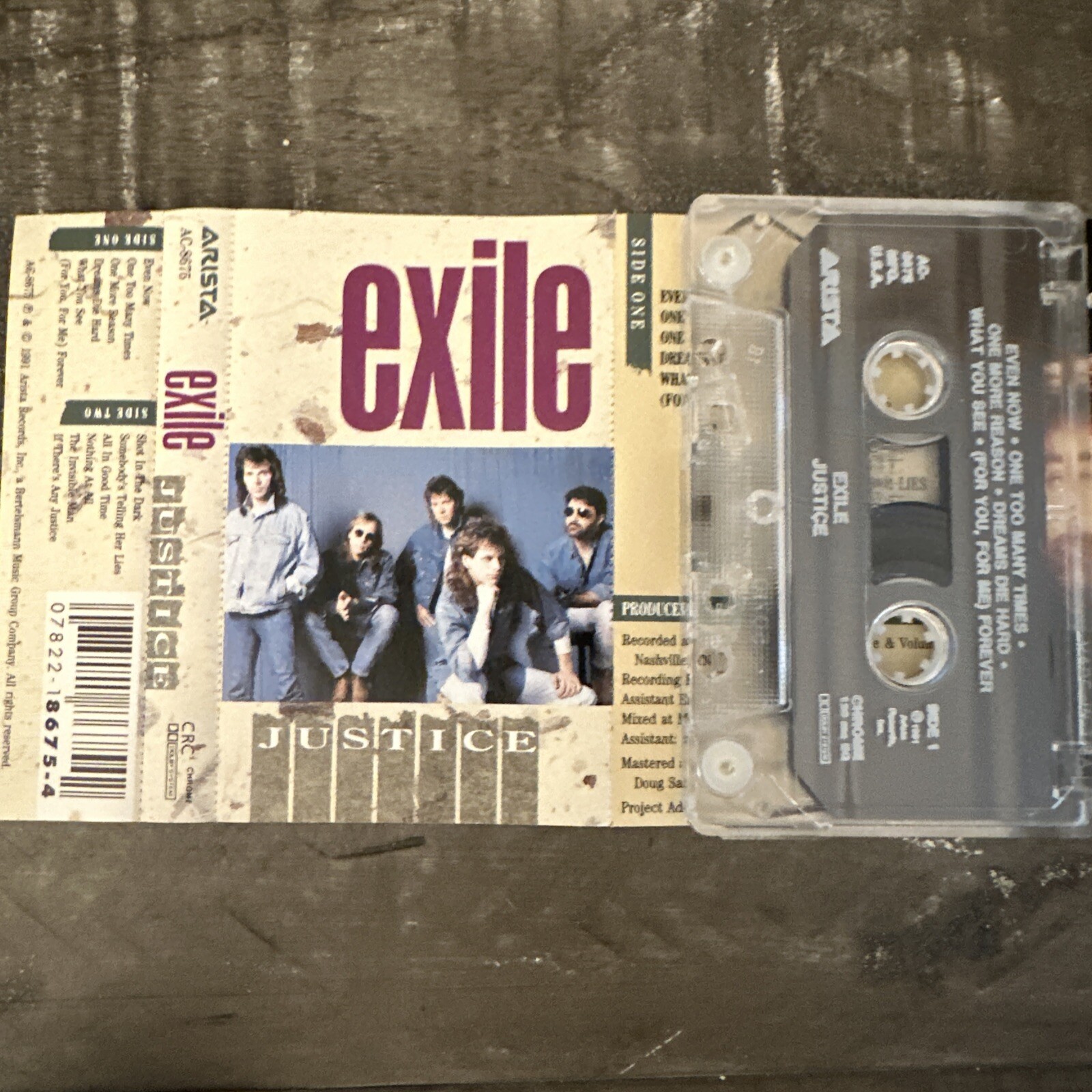 Justice by Exile (Country) (Cassette, Jun-1991, Arista) 78221867542| eBay