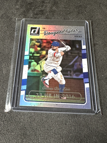 Rougned Odor 2017 Donruss Season Stat Line 11/33 | eBay