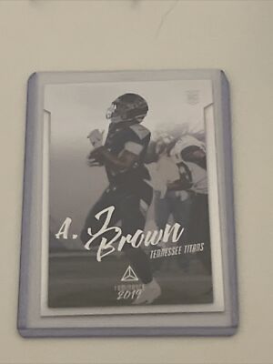 AJ BROWN RC 2019 PANINI LUMINANCE SILVER ROOKIE #207 | eBay