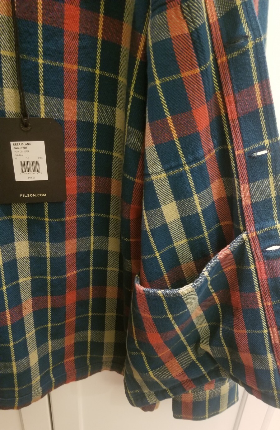 Filson Deer Island Button Jac-Shirt Jacket | XL | 20105728 | NWT $195 ...