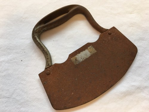 Vintage Hand Operated Food Chopper ~ Single Blade with Chromed Cast ...