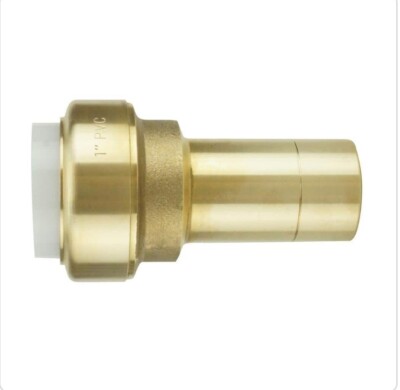 6x 1 in. IPS Brass Push-to-Connect x 1 in. CTS PVC Street Transition ...