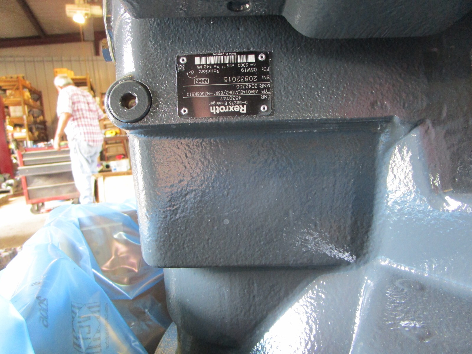 Rexroth Case Hyd Pump CNR: 4530747 D-89275 Type: A8V0140LA1DH2/63R1 ...