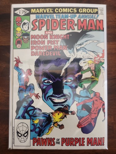 Marvel Team-Up Annual #4 (Marvel, 1981) Spider-Man, Moon Knight ...