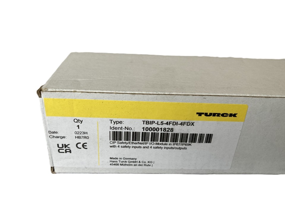 TURCK Block I/O TBIP-L5-4FDI-4FDX Turck TBIP Series I/O module | eBay
