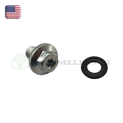 Engine Oil Drain Plug Bolt W/Gasket For 55577568 GMC Buick Cadillac ...