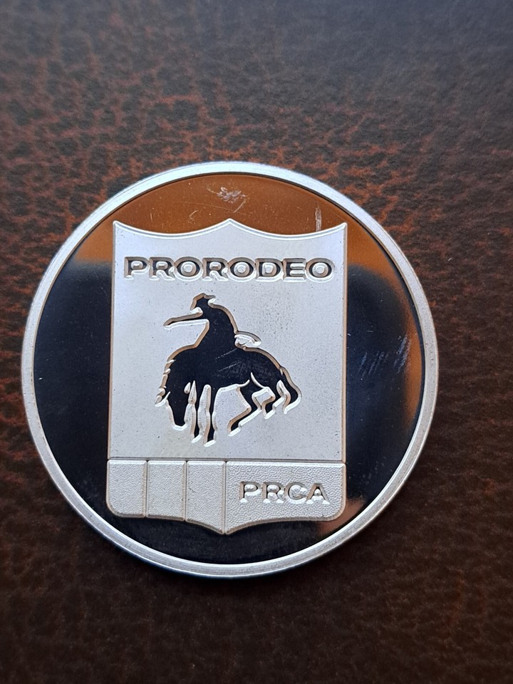 Wrangler NFR Rodeo 1 0z Silver Coin Beatiful! | eBay