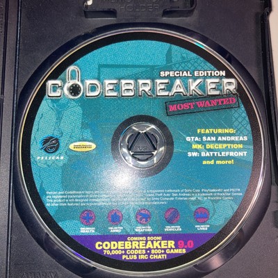 CODEBREAKER CODE BREAKER MOST WANTED SPECIAL EDITION ANDREAS PS2 Disc ...