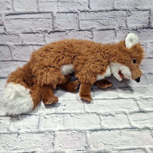 FOLKTAILS FOX PUPPET BY FOLKMANIS FURRY FOLK STUFFED ANIMAL PLUSH TOY ...