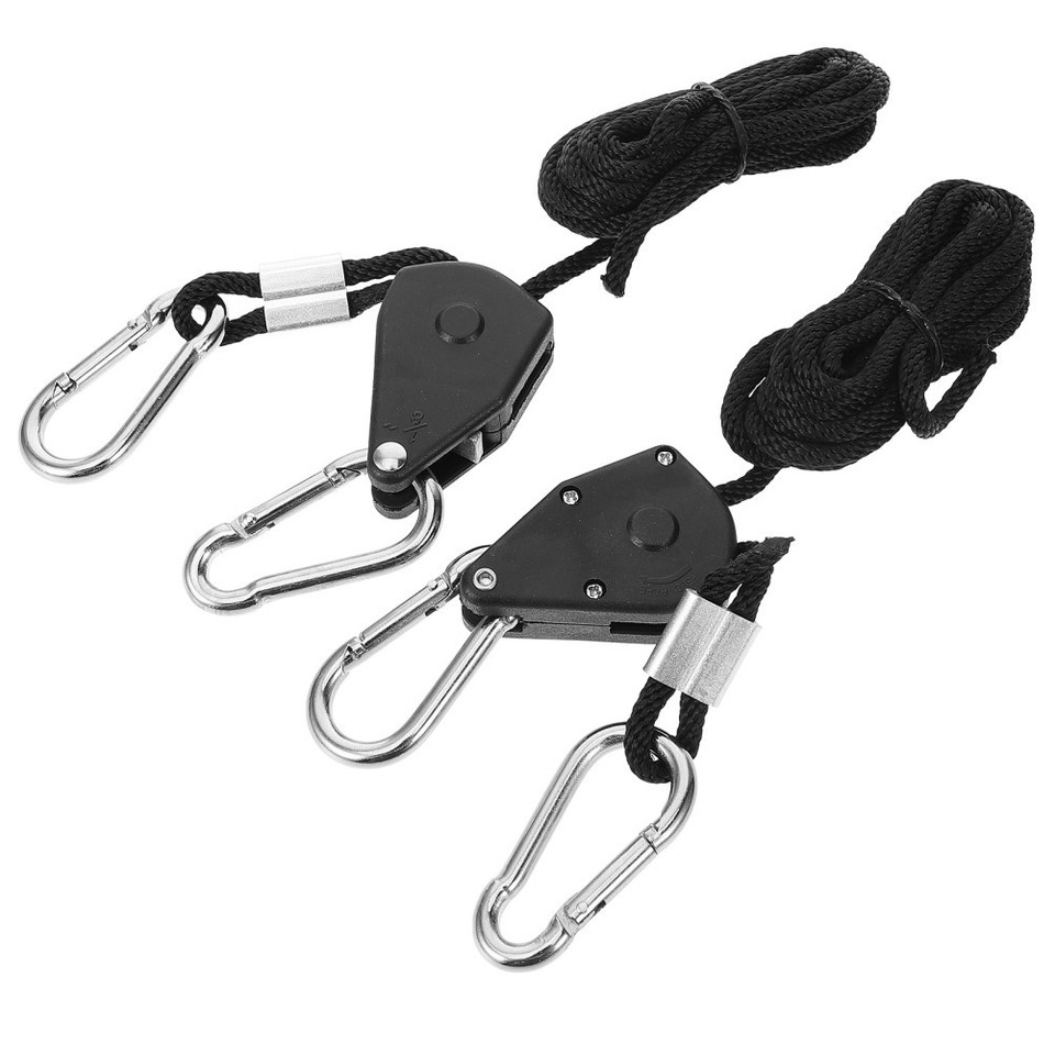 Gardening Light Hanger Grow Pulley Adjustable Rope Clip Fixtures | eBay ...