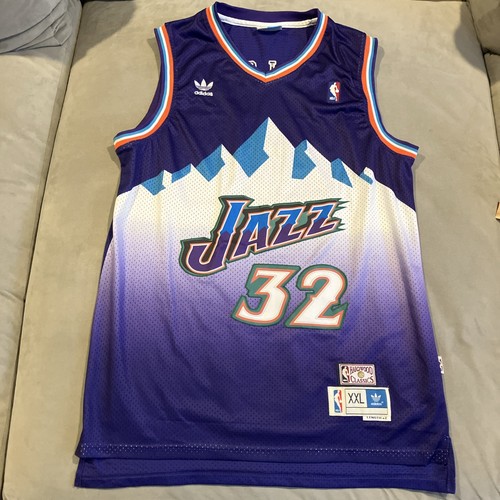 Adidas - Hardwood Classics - Utah Jazz - Karl Malone #32 Jersey - XXL ...