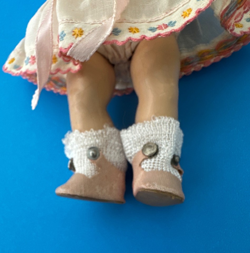 Vogue Ginny Toddles Composition PE Mohair Strung Doll in Tagged Outfit ...