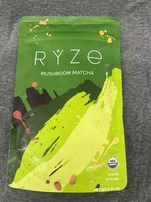 Ryze Organic Mushroom Matcha - 30 Servings Sealed Exp 6/17/27 | eBay