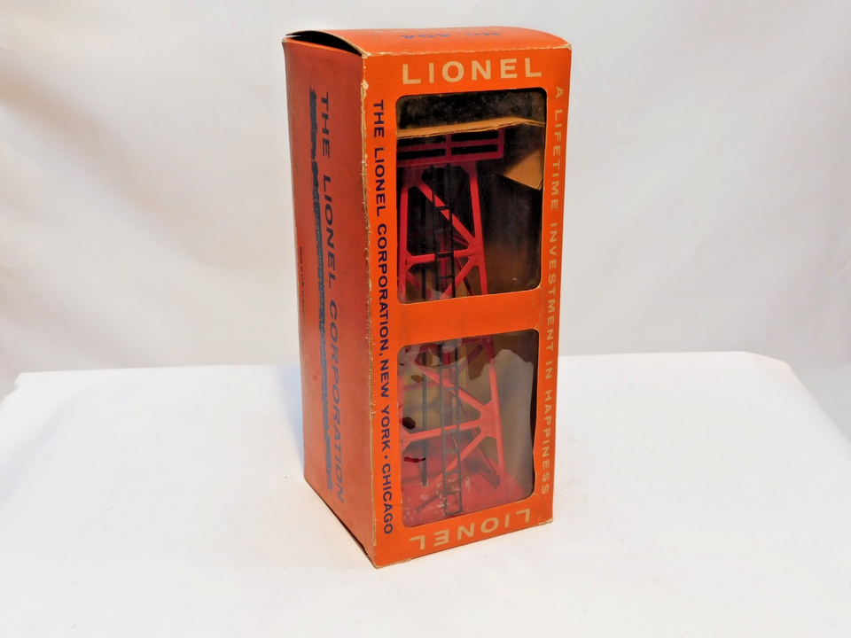 LIONEL POSTWAR 494 RED ROTATING BEACON w/ORIGINAL RARE 1966 LATE BOX ...