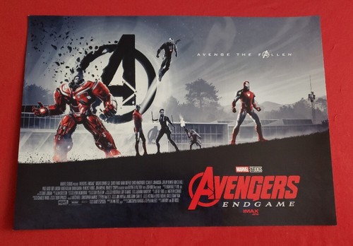 AMC IMAX Avengers: Endgame Team Iron Man Promo Poster | eBay