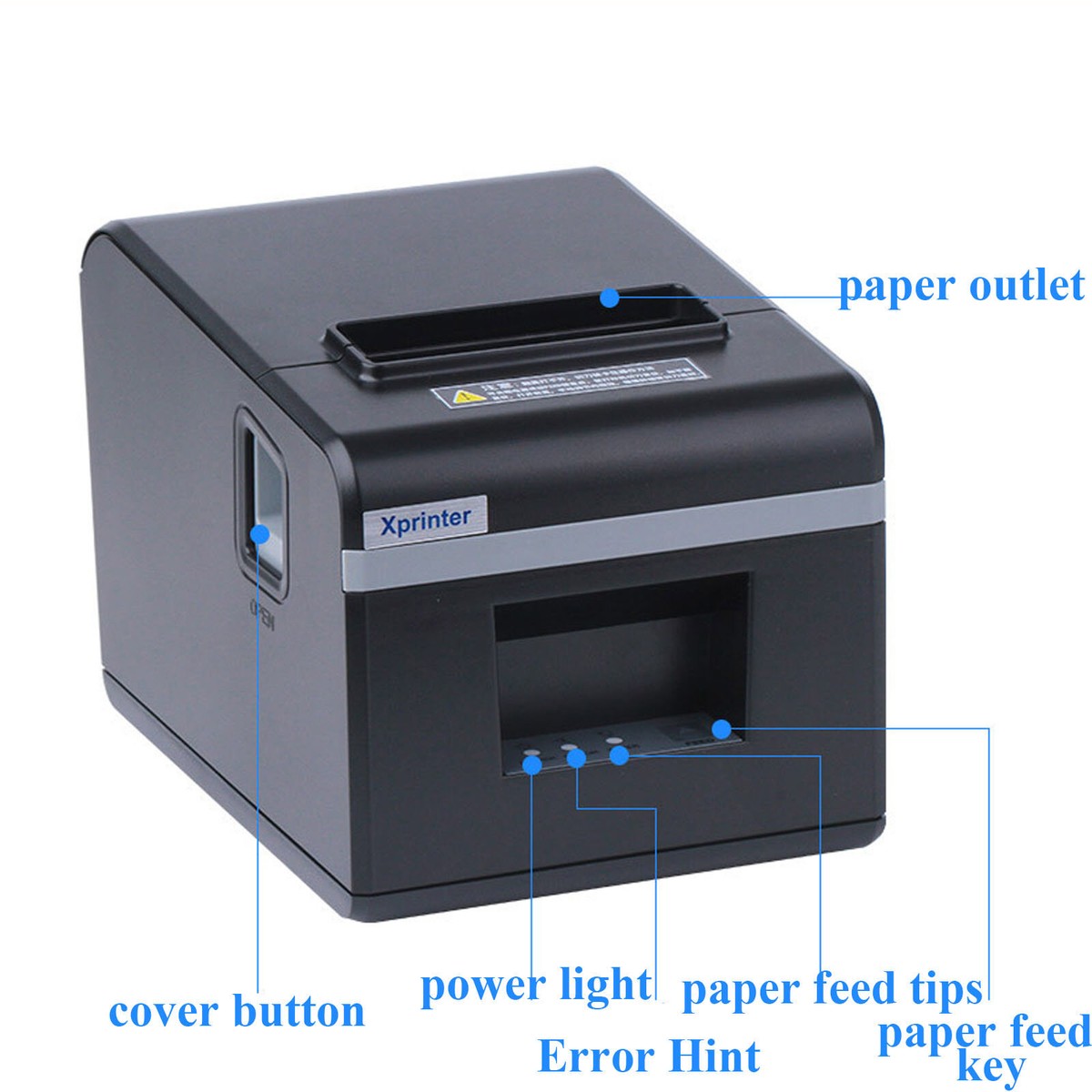 Xprinter Xpn160ii Pos 80mm Thermal Receipt Printer Usb Port