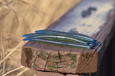 Howell Custom Lures-Watermelon Blue - Core Shot 5" Worm Custom Made ...