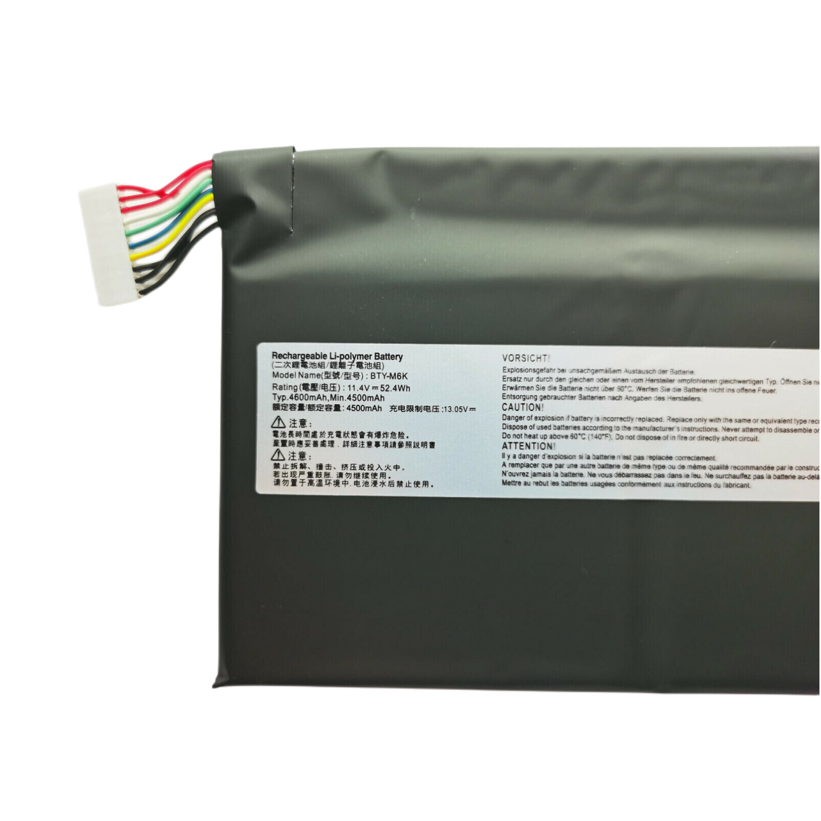 Genuine BTY-M6K battery For MSI GF65 Thin 9SD 9SE 9SEX 9SEXR 10SDR 10SE ...