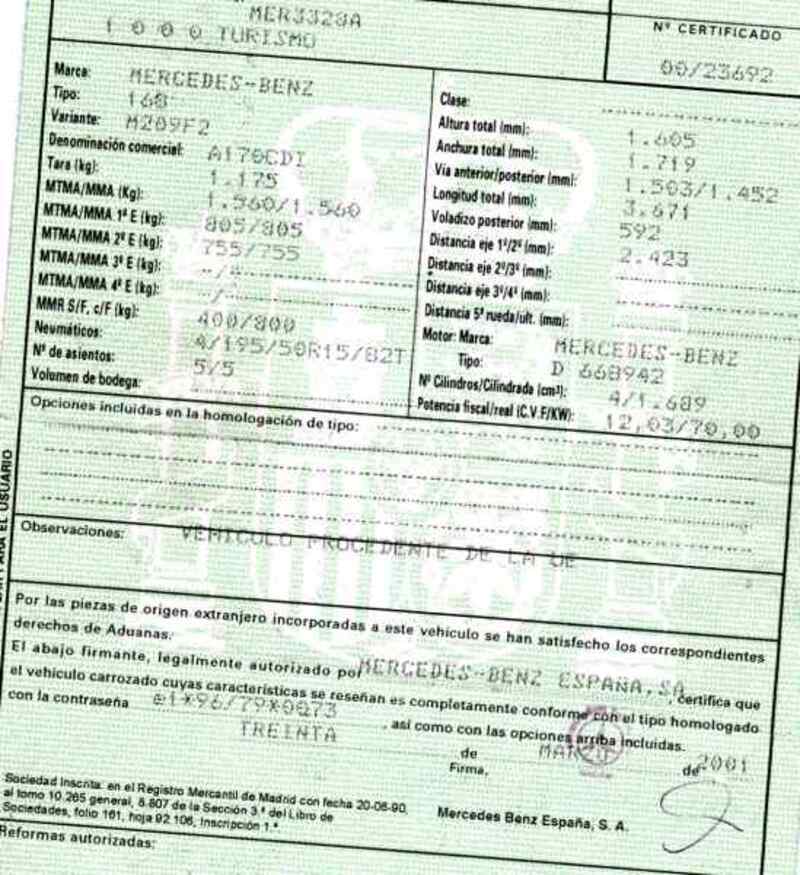 0051511601 démarreur pour MERCEDES-BENZ CLASE A 170 CDI 1997 0001115008 ...