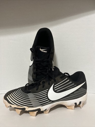 Nike Fast Flex Women Size 10 Softball Cleats A07920-001 Black White ...