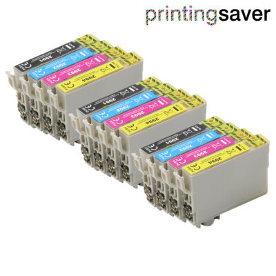 12 Ink Cartridge Non-oem For Epson XP-455 XP-245 XP-247 XP-335 XP-342 ...
