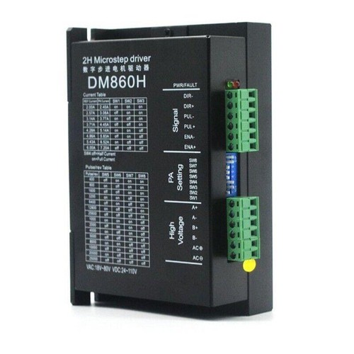 Stepper Motor Driver Controller DM860H with Fan for 57 86 Nema23 Nema34 ...