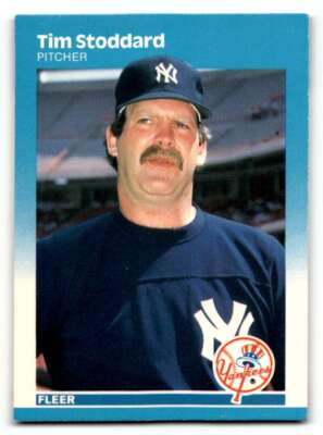 1987 Fleer #116 Tim Stoddard New York Yankees Baseball Cards EX/NM ID ...