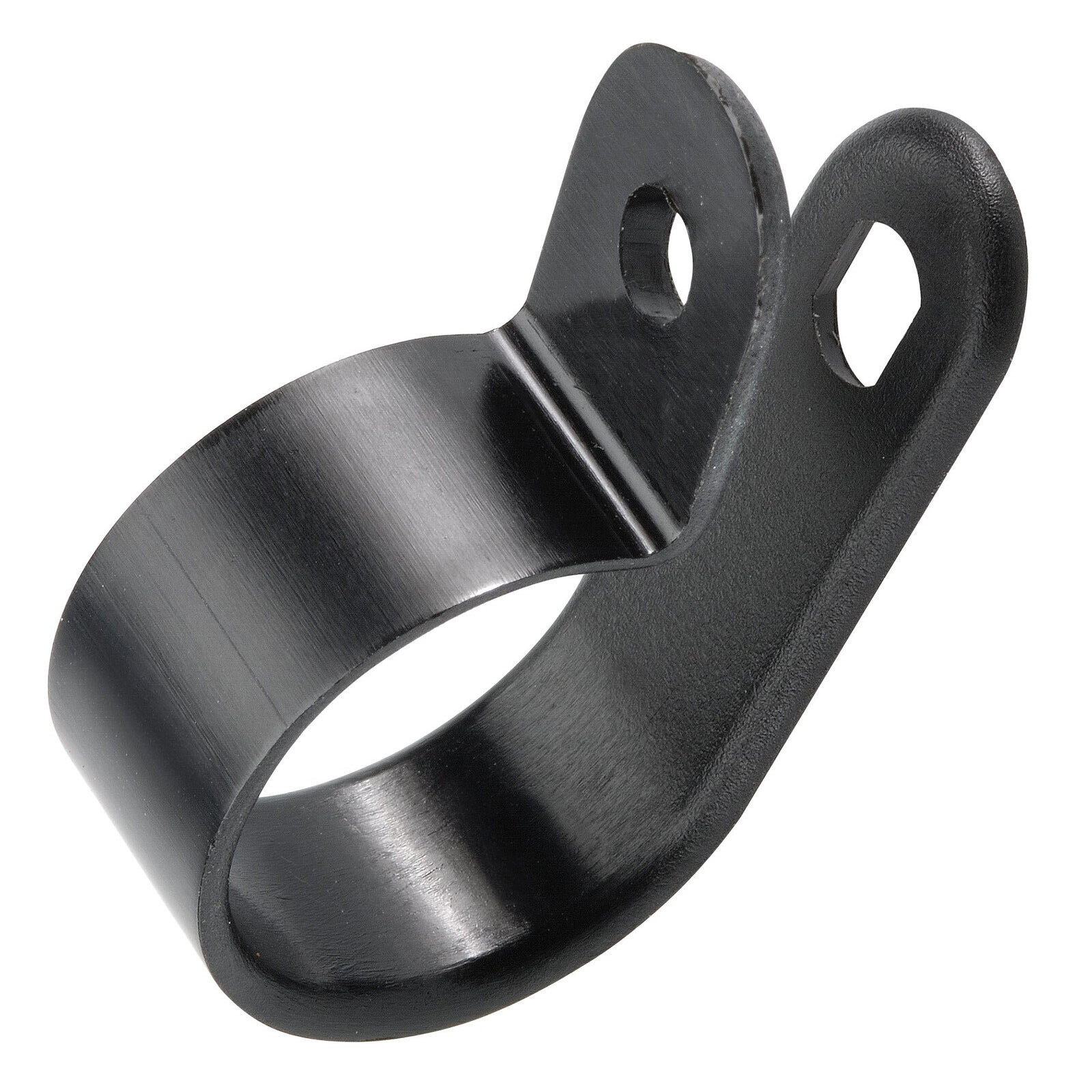 P clips nylon Black Plastic Clamp Hose Cable Holder Mounting P Clips 6 ...