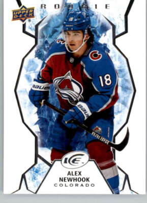 2021-22 Upper Deck Ice #112 Alex Newhook RC Rookie Colorado Avalanche ...