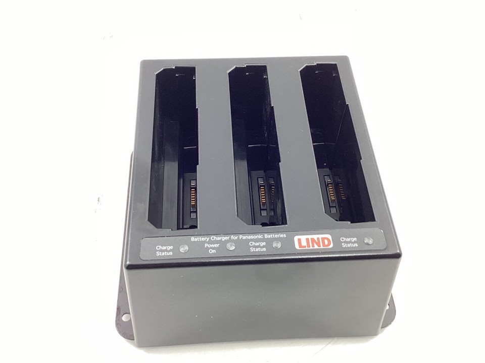 Panasonic LIND 3-Bay Battery Charger for FZ-G1 Toughpad - (FZ-LND3BAYG1 ...