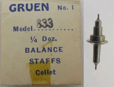 Gruen 833 Rolex 250 watch movement part balance staff #723 | eBay