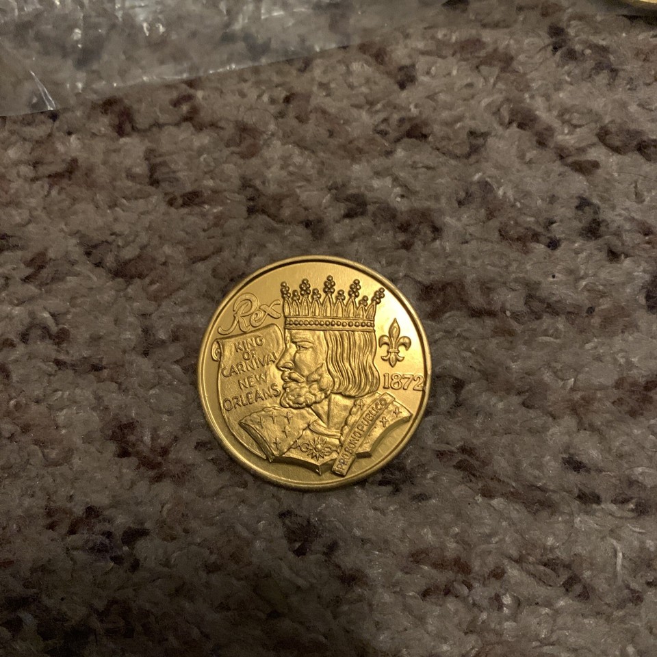 Krewe Of Rex 2007 Doubloon mardi gras rare New Orleans Nola Lunar Realm ...
