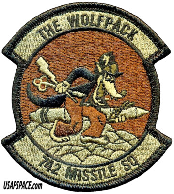 USAF 742nd MISSILE SQ-742 MS-LGM-30G Minuteman III-Minot AFB- HERITAGE ...