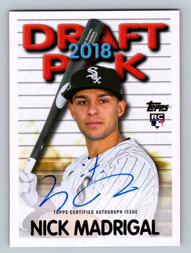 2021 Topps Archives #TDPA-NM Nick Madrigal 1994 Topps Draft Picks ...