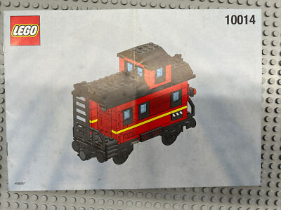 Lego My Own Train 10014 NUR Bauanleitung Zug Waggon Rot | eBay.de