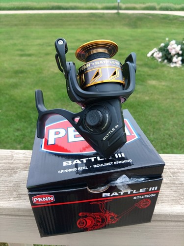 PENN Battle III 5000 Spinning Fishing Reel. New In Box. Sharp! | eBay
