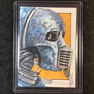 2025 Star Wars Smugglers Outpost 2-IB MEDICAL DROID Sketch 1/1 HANKZ I ...